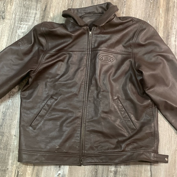 Jackets & Coats | This Is A Vintage Aw Real Leather Jacket It Has A Bit ...